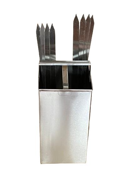 Shish/Skewer Storage Box with Handle - Easy to Carry & Organise ...