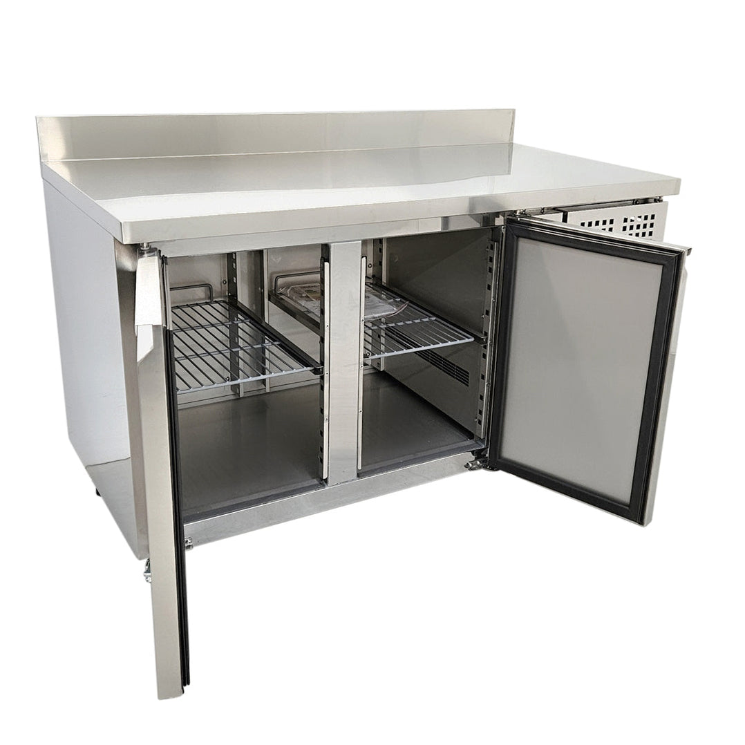 Diaminox 2 Door Stainless Bench Fridge With Upstand VC135R 50036 ...