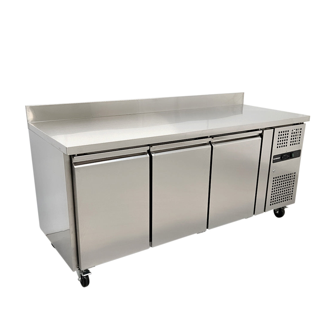 Diaminox 3 Door Stainless Bench Fridge With Upstand VCU180R 50033 ...