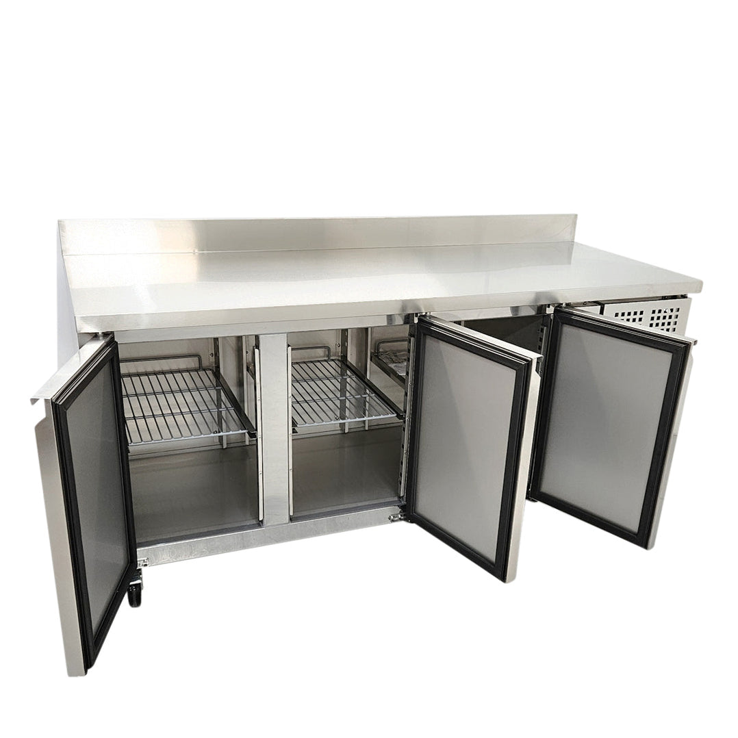Diaminox 3 Door Stainless Bench Fridge With Upstand VCU180R 50033 ...