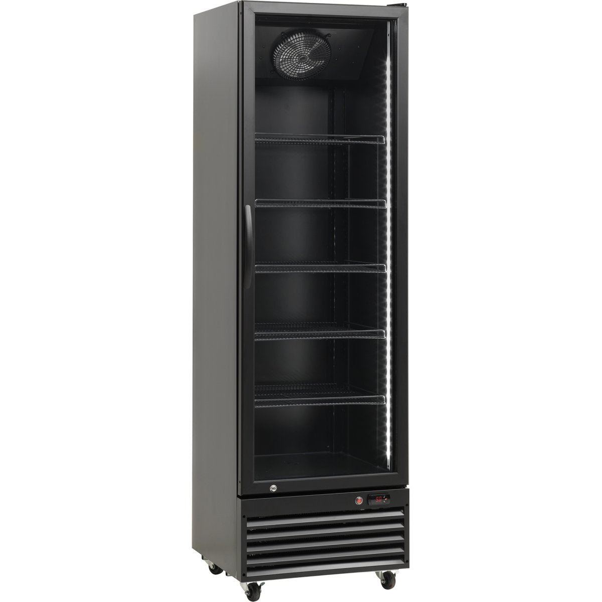 Commercial Display Refrigerator With Glass Door 400 Litres Black | Blg ...