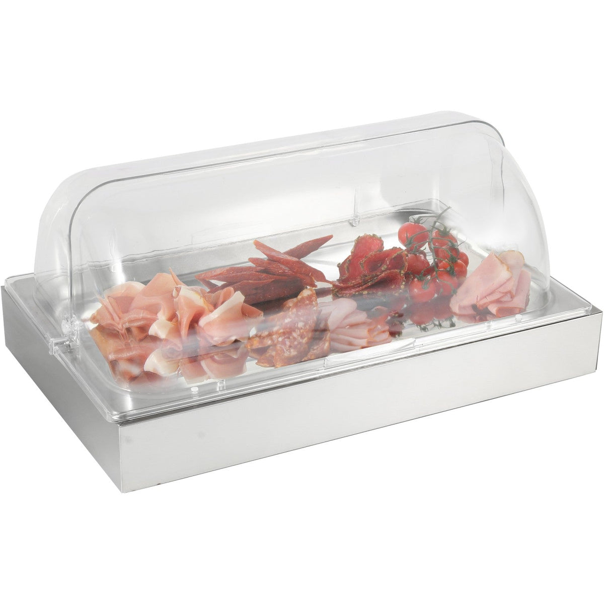 Roll top Display Cooling plate with Ice box GN1/1 Stainless steel | CR ...