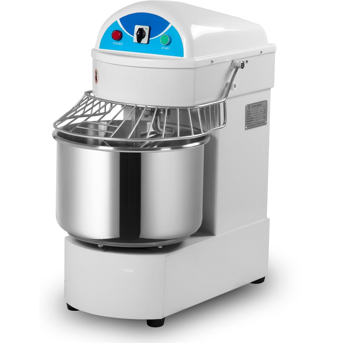 B Grade Professional Spiral Dough Mixer 30 Litres Fixed Head Fixed Bow ...