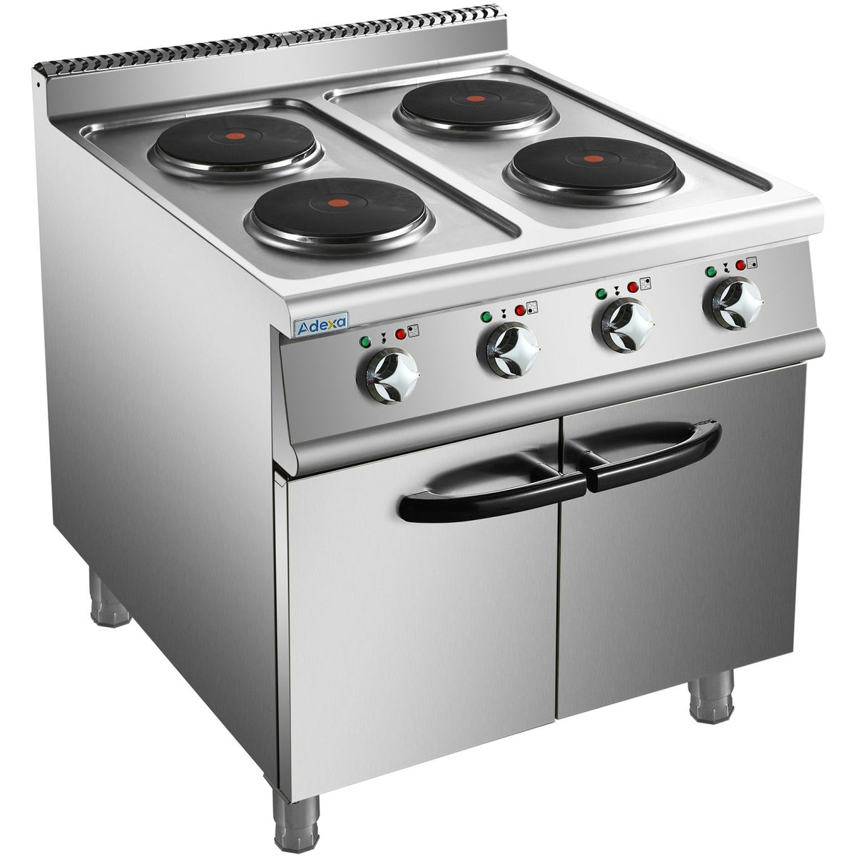 Commercial Electric Cooker 4 Burners With Cabinet Base 8k W 700mm Dept ...