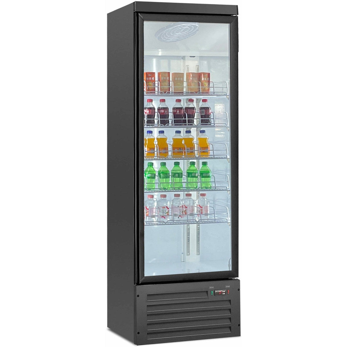 Commercial Display Refrigerator With Glass Door 600 Litres Black | Kxg ...