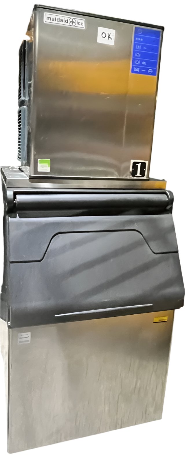 Maidaid Slim 192 Ice Machine and MB255 Storage Bins - Refurbished ...