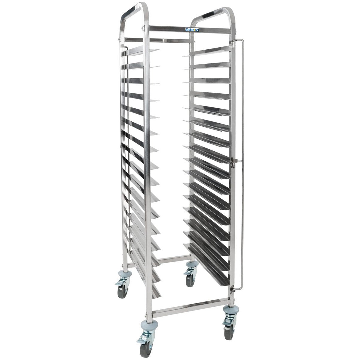 15 Tier Rack/Tray/Pan Trolley Stainless Steel 30x Gn1/1 Tray Capacity ...