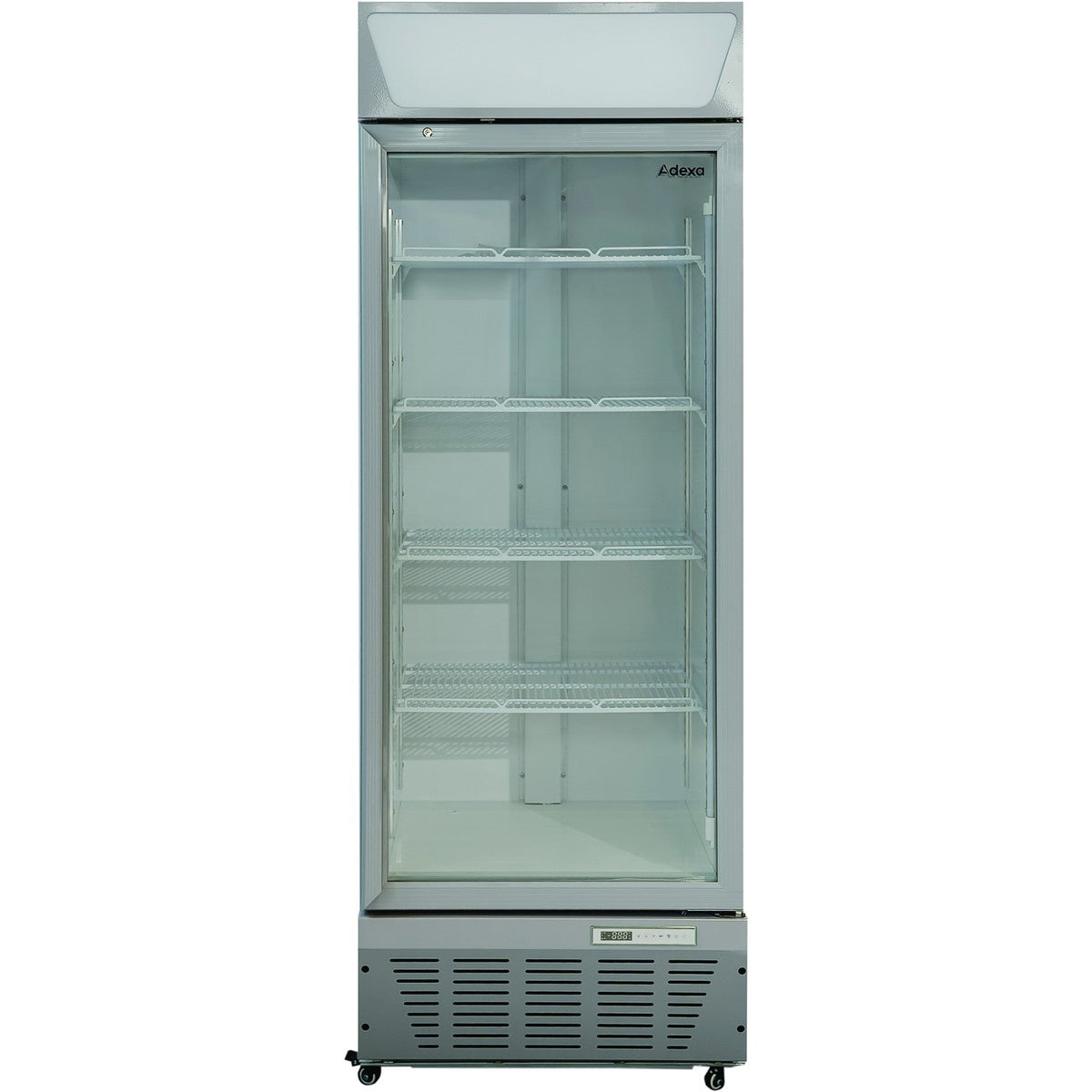Commercial Display Refrigerator Upright 390 Litres Hinged Glass Door L ...