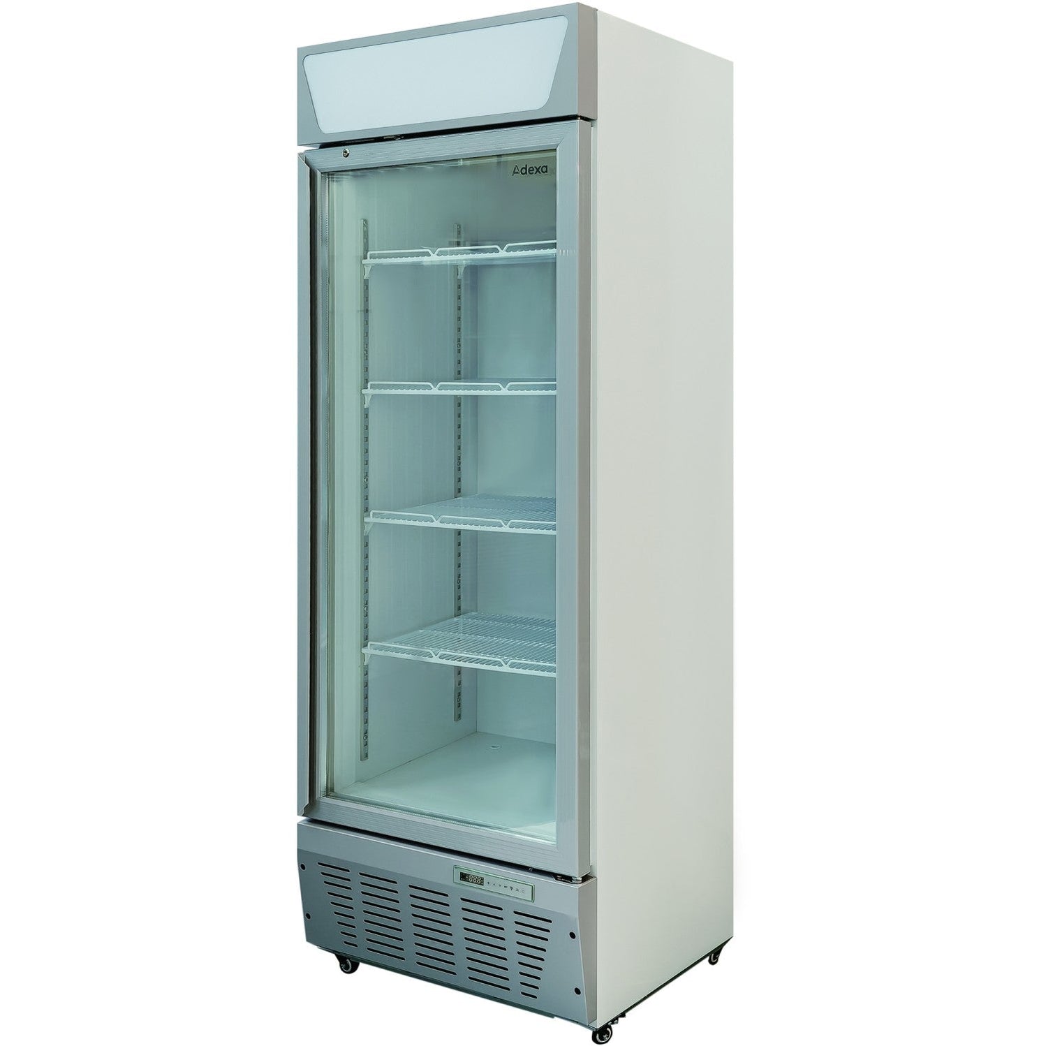 Commercial Display Refrigerator Upright 390 Litres Hinged Glass Door L ...