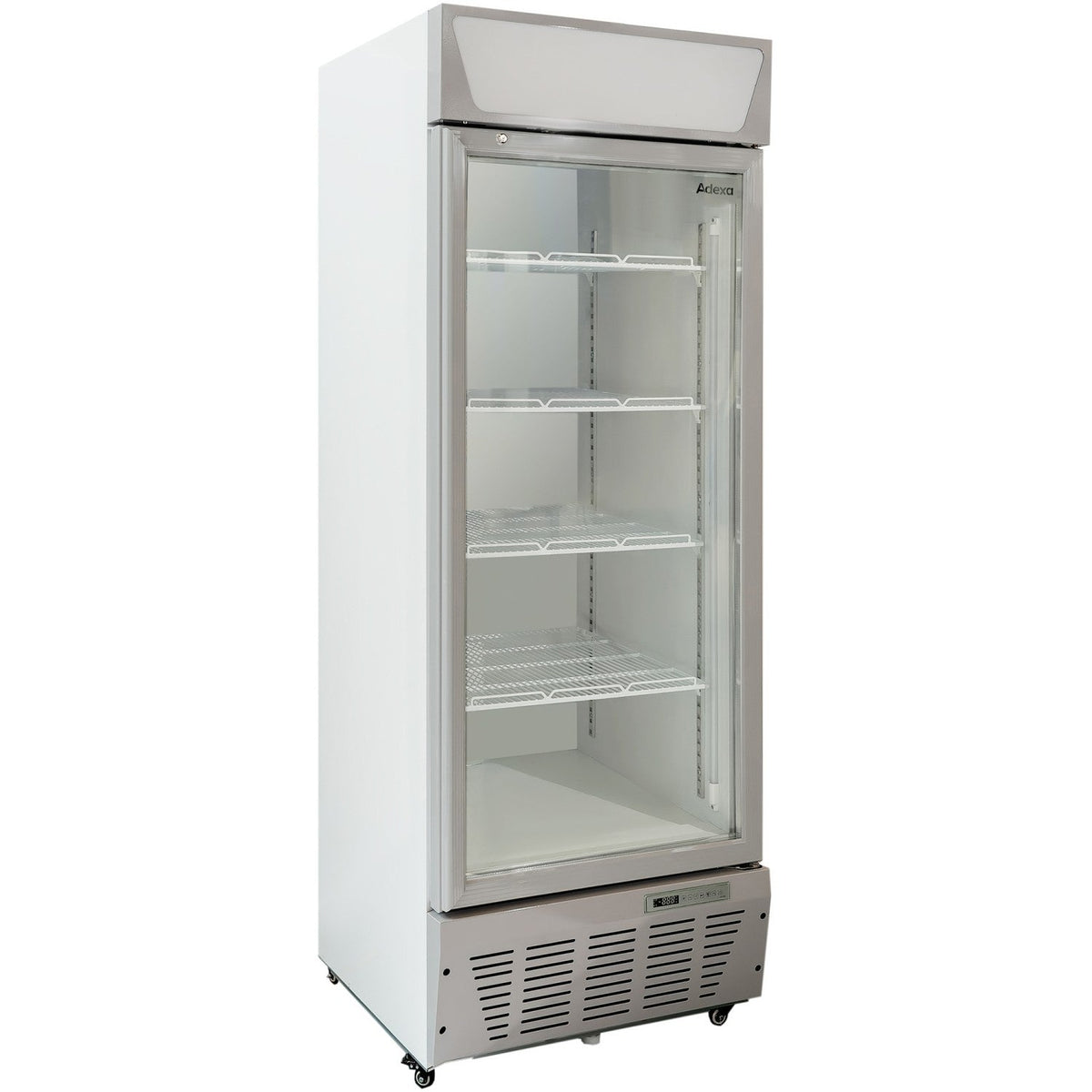 Commercial Display Refrigerator Upright 500 Litres Hinged Glass Door L ...