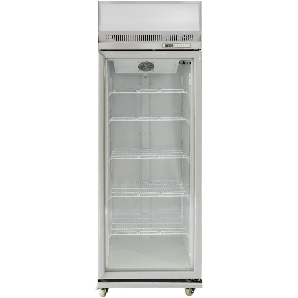 Commercial Display Refrigerator Upright 480 Litres Hinged Glass Door L ...