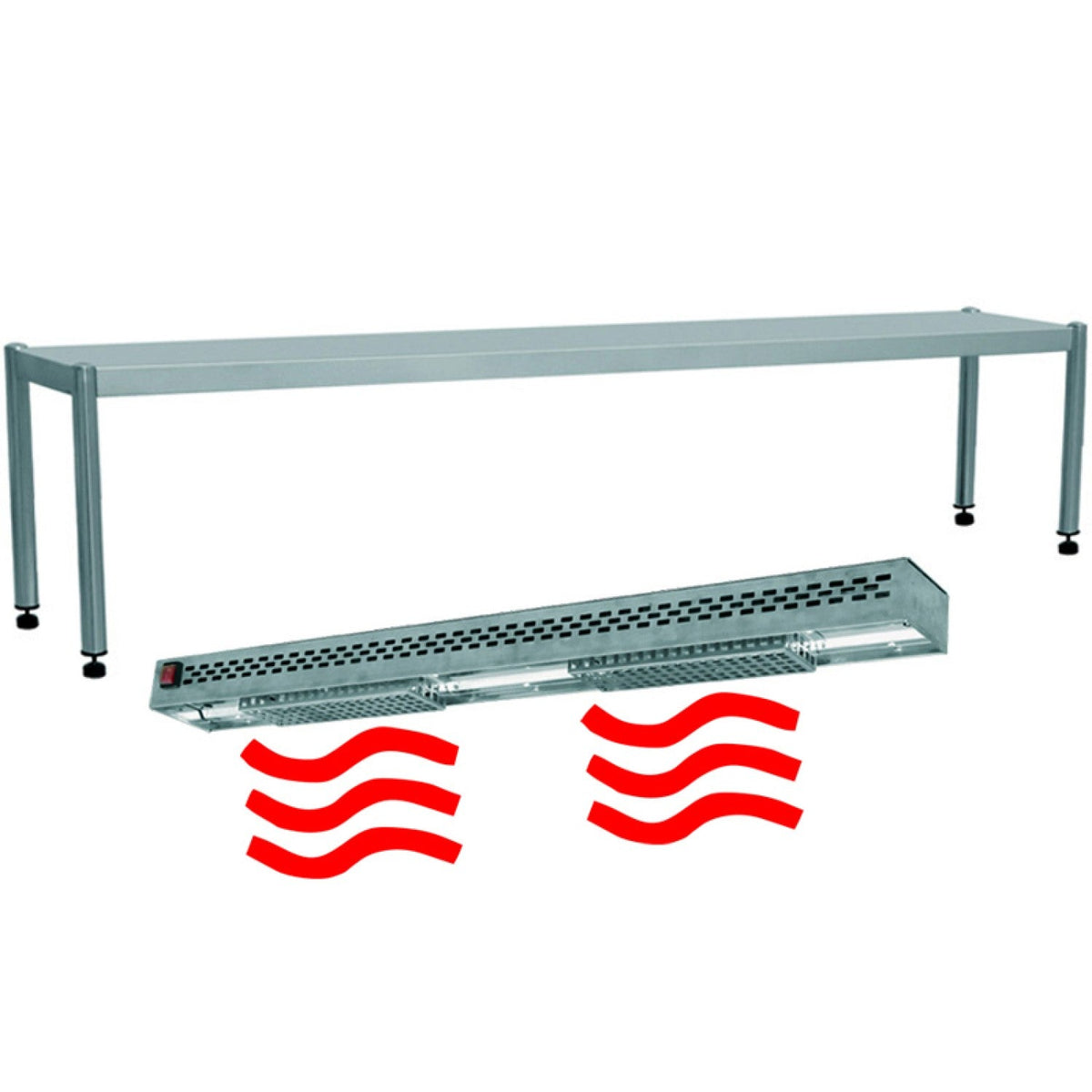 Heated Gantry With Strip Heater 1 Level Width 1400mm Height 400mm | Th ...