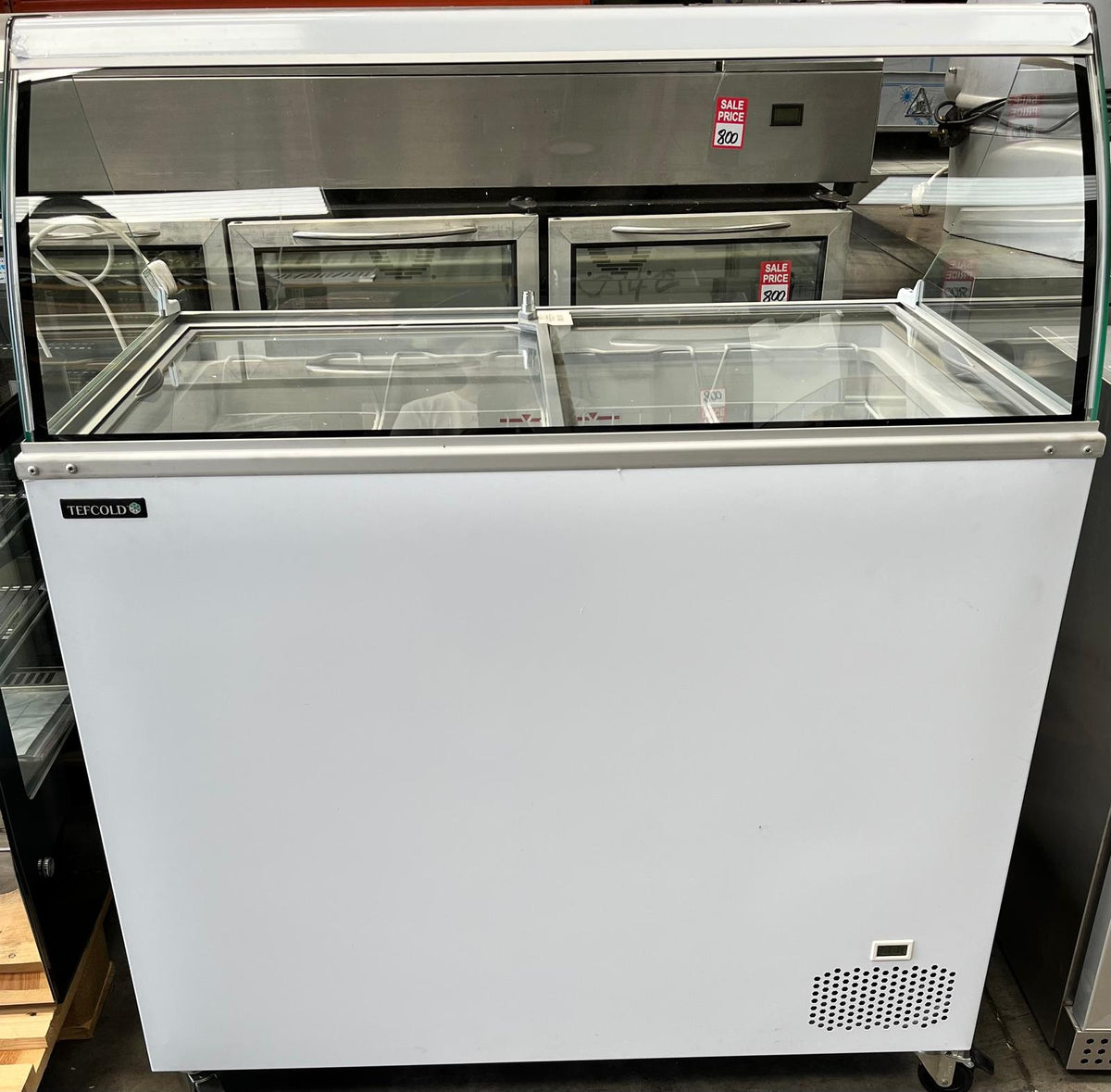Tefcold SC Canopy Range Scoop Ice Cream Display — Canmac Catering Equipment
