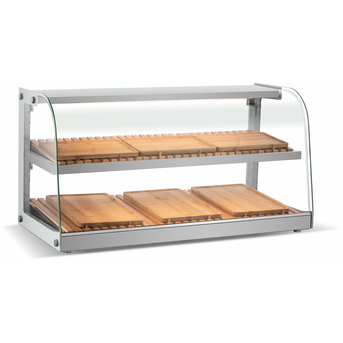 Commercial Countertop Display Cabinet 150 Litres Stainless Steel | Zw1 ...