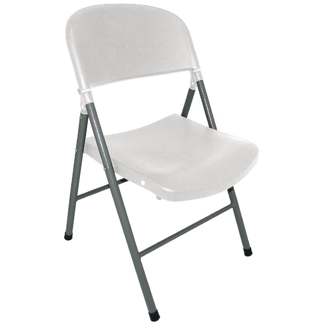 Bolero Foldaway Utility Chairs White Pack of 2 — Canmac Catering Equipment