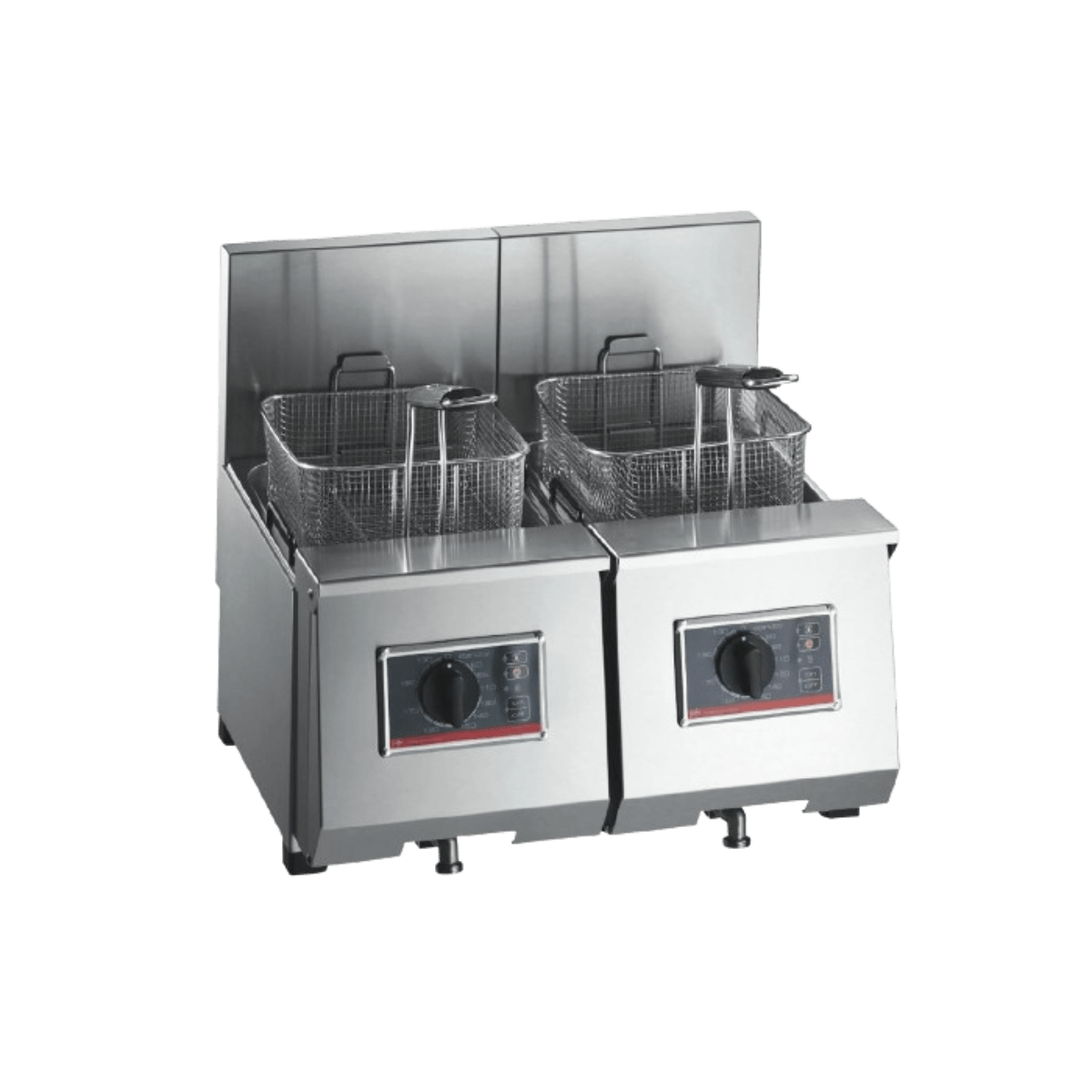 FriFri Profi+ 6+6 Electric Countertop Fryer Twin Tank Twin Baskets 2x4 ...